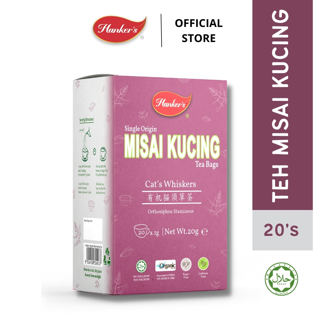 Hankers Misai Kucing Tea (Java tea) 有机猫须草茶 20'S - Horeca Solution